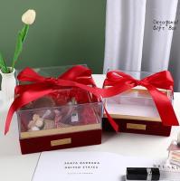 China Paper Gift Packing Box for Candle Custom Logo Luxury Transparent Acrylic Storage Box for sale