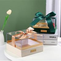 China Paper Gift Packing Box for Candle Custom Logo Luxury Transparent Acrylic Storage Box for sale