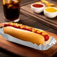 China Disposable Package for 6'' Food White Fluted Sandwiches Hamburgers and More in Aseptic Box for sale