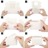 China Customized Color 10x10x10 Square Cake Boxes for Packaging Desserts and Pastries for sale