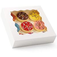 China Window Packaging Bakery Cake Box with Inserts 12 Hole Cupcake Holder in Kraft Paper for sale