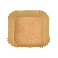 China Single Side Coating Silicone Try Plate Paper for Heat Resistant Greaseproof Air Fryer for sale