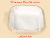 China Single Side Coating Silicone Try Plate Paper for Heat Resistant Greaseproof Air Fryer for sale