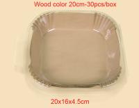 China Single Side Coating Silicone Try Plate Paper for Heat Resistant Greaseproof Air Fryer for sale