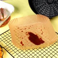 China Single Side Coating Silicone Try Plate Paper for Heat Resistant Greaseproof Air Fryer for sale