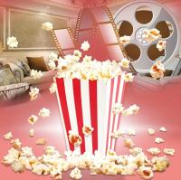 China Customized Snack Popcorn Potato Chip Bags and Chips Candy Bread Boxes for Cinema Takeout for sale