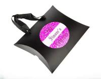 China Custom Paper Bags For Hair Extension Packaging Kraft Pillow Box With Hand Length Handle for sale
