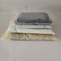 China Customize Any Color Moisture Proof Polybags for Shoes and Clothing Frosted Zipper Bag for sale