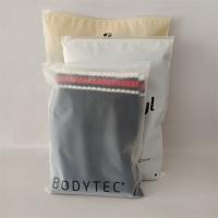 China Customize Any Color Moisture Proof Polybags for Shoes and Clothing Frosted Zipper Bag for sale