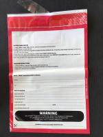 China ISO9001 Certified Cash Security Courier Plastic Bag for Bank Deposit Bag With Valve for sale