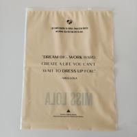China Gravure Printing Zipper Plastic Bag for Garment Packaging Custom Logo and Waterproof for sale