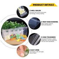 China Small Waterproof Zipper Bag for Jewelry Packaging 2*2/2*3/3*3/3*4 Ziplock Jewelry Bag for sale