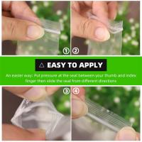 China Small Waterproof Zipper Bag for Jewelry Packaging 2*2/2*3/3*3/3*4 Ziplock Jewelry Bag for sale