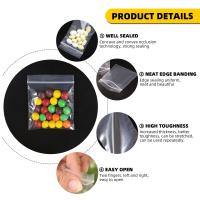 China Custom Logo Compostable Zipper Bag Transparent Plastic Packaging for Easy Open Polybag for sale