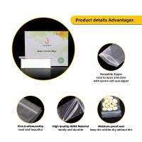 China Custom Logo Compostable Zipper Bag Transparent Plastic Packaging for Easy Open Polybag for sale