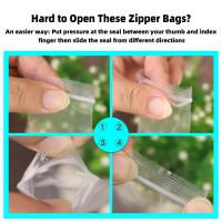 China Custom Logo Compostable Zipper Bag Transparent Plastic Packaging for Easy Open Polybag for sale