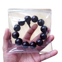 China Zipper Top Sealing Small Jewelry Bags with Custom Logo Thick Clear Plastic Earring Bags for sale
