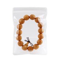 China Zipper Top Sealing Small Jewelry Bags with Custom Logo Thick Clear Plastic Earring Bags for sale