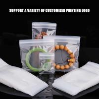 China Custom LDPE Plastic Zipper Bags for Biodegradable Self Sealing Jewelry Packaging for sale