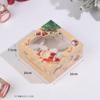 China Customized Baking Food Cookies Dessert Cake Boxes with Window for sale