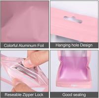 China Custom Logo Case Opp Clear Packaging Laminated Plastic Bags Resealable Bags for Cosmetic for sale