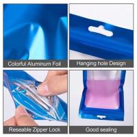 China Custom Logo Case Opp Clear Packaging Laminated Plastic Bags Resealable Bags for Cosmetic for sale