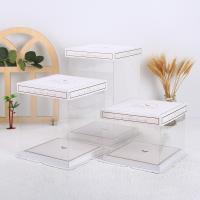 China 4-14 Inch Wedding Cake Packaging with Transparent Window and Self Erecting Boxes for sale