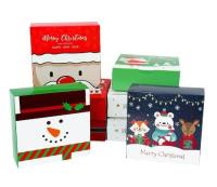 China Christmas Decoration Chocolate Candy Gift Packaging Boxes Ideal for Your Holiday Gifts for sale