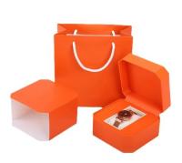 China Custom Logo Cardboard Empty Watch Box for JEWELRI PACK BOX Packaging made of Paper for sale