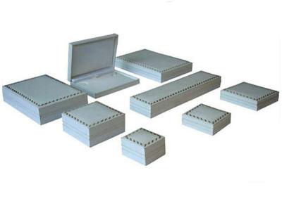 China cheap pure white leather plastic gift box for sale