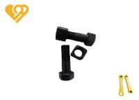 China Customized Track Bolts and Nuts for Komatsu Excavator PC55 PC60 PC120 PC130 with High Hardness HRC38-40 for sale