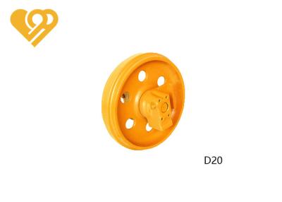 China Heavy Duty Front Idler Assembly , Yellow D31 Bulldozer Idler Replacement for sale