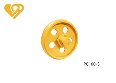 China Forging / Casting Excavator Track Idler For PC120-5 KOMATSU Heavy Machine for sale
