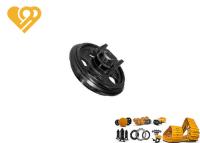 China Construction Machinery OEM Heat Treatment Undercarriage Spare Parts Forge Steel Idler Tension Wheel for Komatsu PC75R-2HD for sale