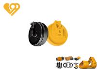 China PC1250 Forge Steel Front Idler Group - Komatsu Bulldozer Durable Heat Treatment Undercarriage Spare Parts 21N-30-00140 for sale