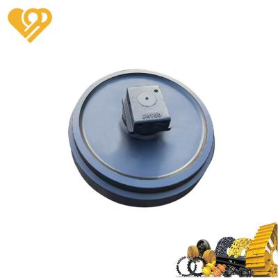 China Daewoo Undercarriage Spare Parts Heat Treatment Forged Steel Front Idler Wheel fits for Daewoo Mini Excavator DH150 for sale