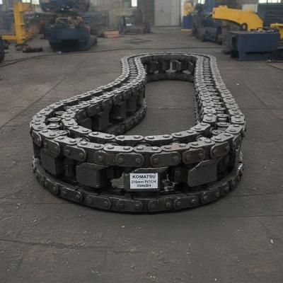 China 35MnBH Forged Steel Dry Track Chain Assembly with 216mm Pitch for Komatsu Bulldozer Undercarriage for sale