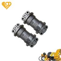 China 50Mn Steel Single Flange Track Bottom Roller with HRC 40-55 Hardness for Komatsu PC200 PC300 Excavators for sale