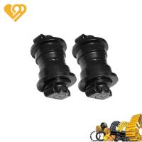 China 50Mn Steel HRC 40-55 Single Flange Bottom Track Roller for Hyundai Daewoo Excavator Undercarriage for sale