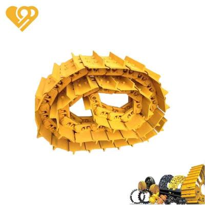 China D155 D150 Super Heavy Duty Mining Track Chain Link Assembly with 35MnBH Steel 228.6mm Pitch and HRC 40-55 Hardness for sale