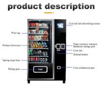 China Metal SDK Combo Vending Machine 220V/50Hz Indoor Power 40-450W for sale