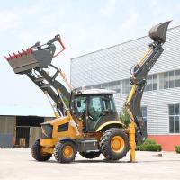 China Diesel Tractor Loader Backhoe 1.2ton Agriculture Tractor Machine 0.1cbm Bucket for sale