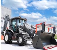 China Diesel Tractor Loader Backhoe 1.2ton Agriculture Tractor Machine 0.1cbm Bucket for sale