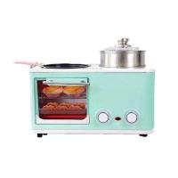China 3 In 1 Electric Oven Breakfast Maker Pink Coffee Maker Multi Functional for sale