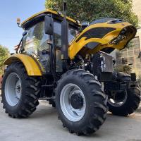 China New 2024 Gear Drive Farm Tractor 110HP 120HP Wheel Tractor With Gearbox for sale