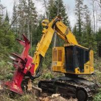 China Hydraulic Tracked Feller Buncher  Tractor With 331 HP Engine for sale