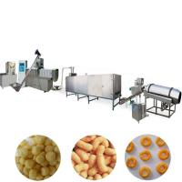 China Automated Snack Production Line Machine PLC Controlled Extruder 120KW Power 5000 KG Weight for sale