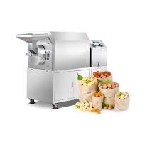 China Industrial Stainless Steel Snack Roaster 0.75KW 380V Nuts Seeds Roasting Machine for sale