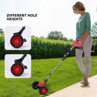 China Cordless Battery Powered Lawn Mower 173CC Engine 1200W Adjustable Cutting Heights for sale