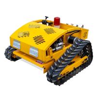 China Affordable Remote Control Crawler Lawn Mower 550mm Cutting ISO CE Certified for sale